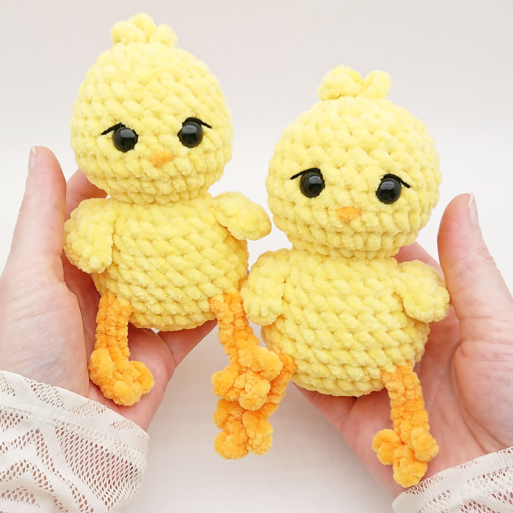 CHICK No Sew Crochet Pattern PDF. 3 Looks. Easter Amigurumi. -chick ...