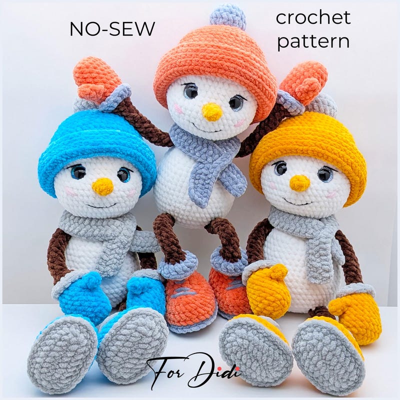 Snowman Ornament Plush - Etsy