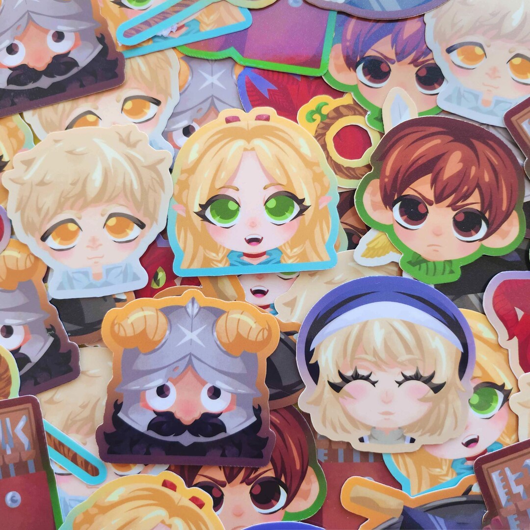 Dungeon Meshi Stickers (group I) - Etsy