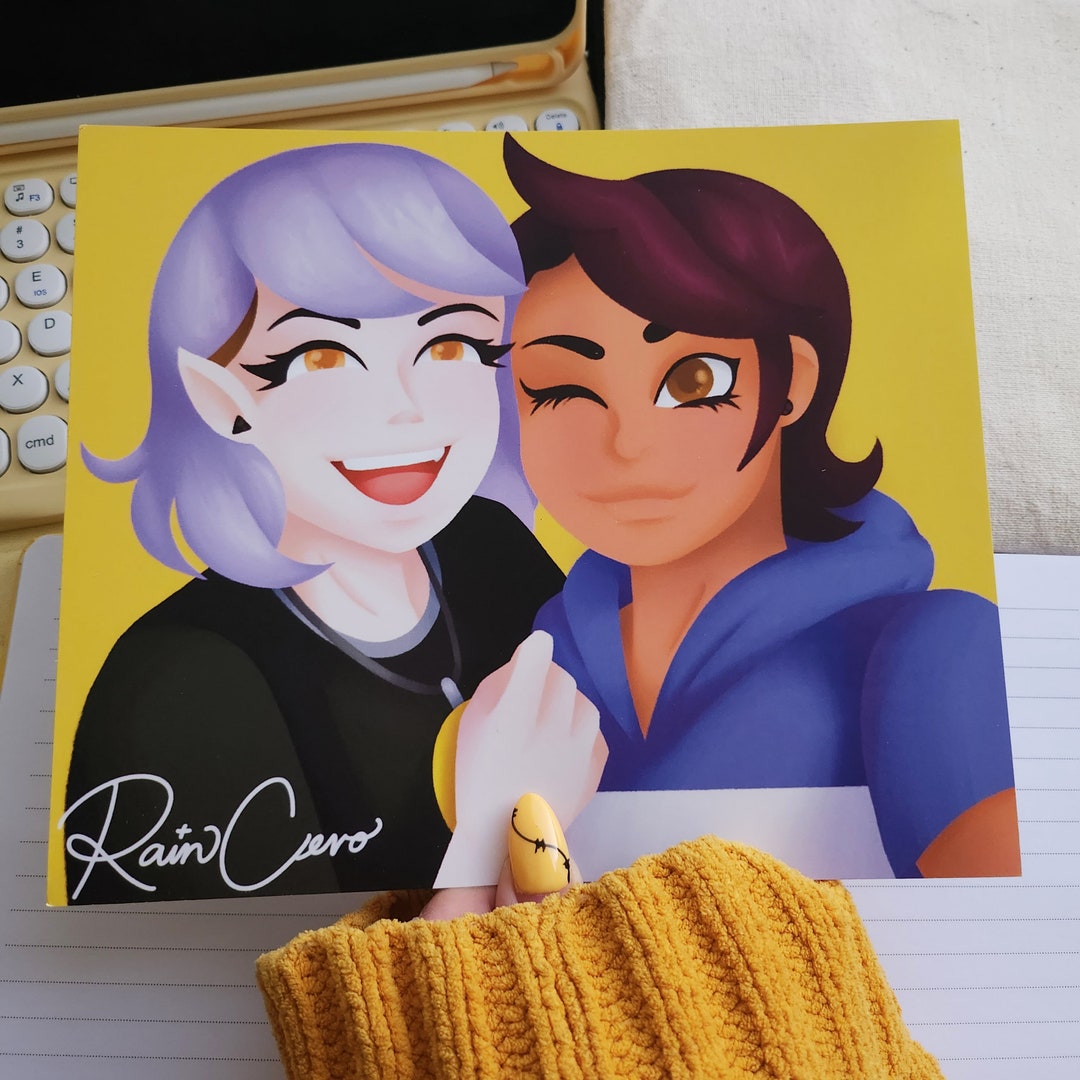 The Owl House Lumity Print - Etsy