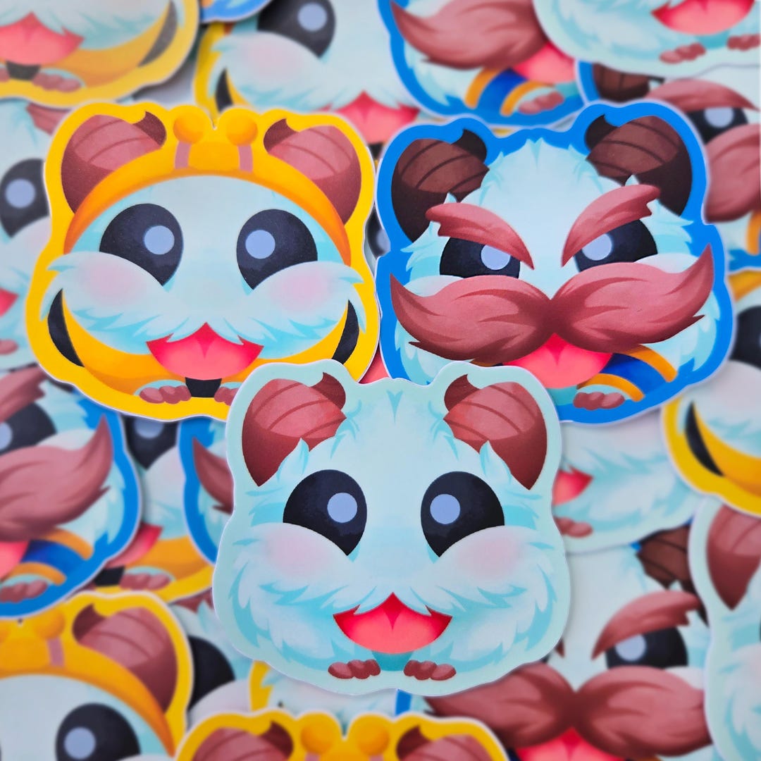 League of Legends Poro Stickers - Etsy