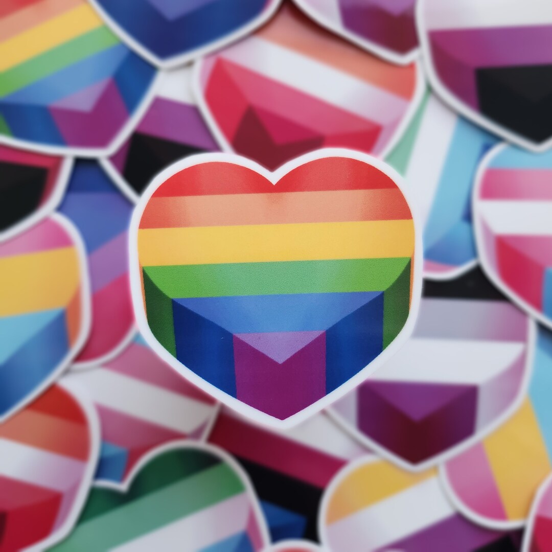 LGBTQ Candy Hearts Sticker - Etsy