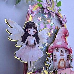 Personal Fairy First Cake Topper / Birthday Cake Topper / Shaker Cake ...