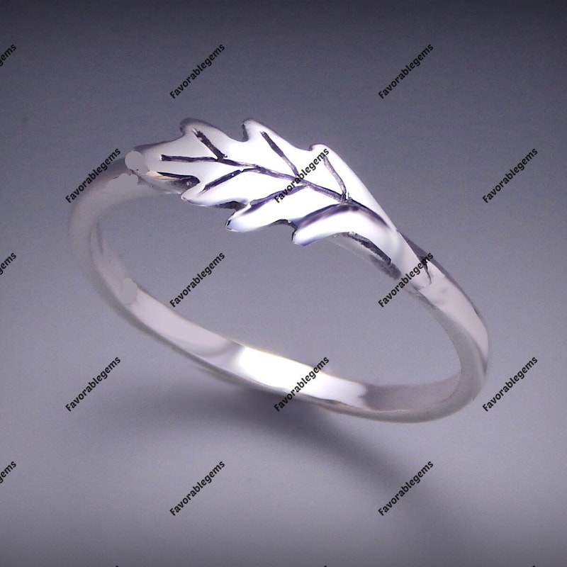 Oak Leaf Ring - Etsy