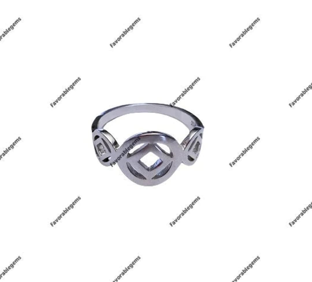 Sterling Silver NA Symbol Ring - Art Deco Recovery Jewelry - Etsy