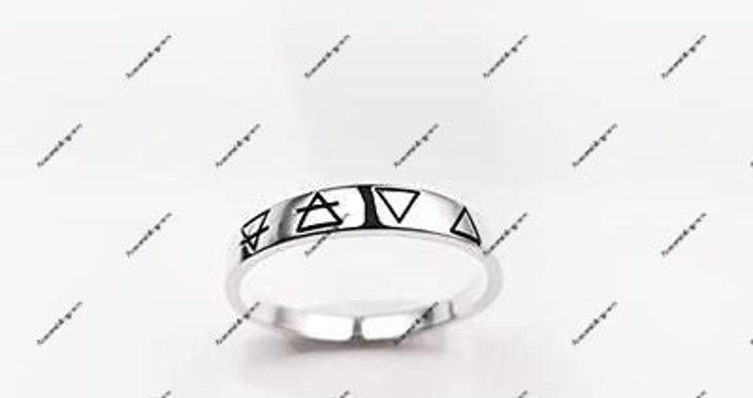 Earth Planet Elements Ring - Sterling Silver Ring - Four Alchemical ...