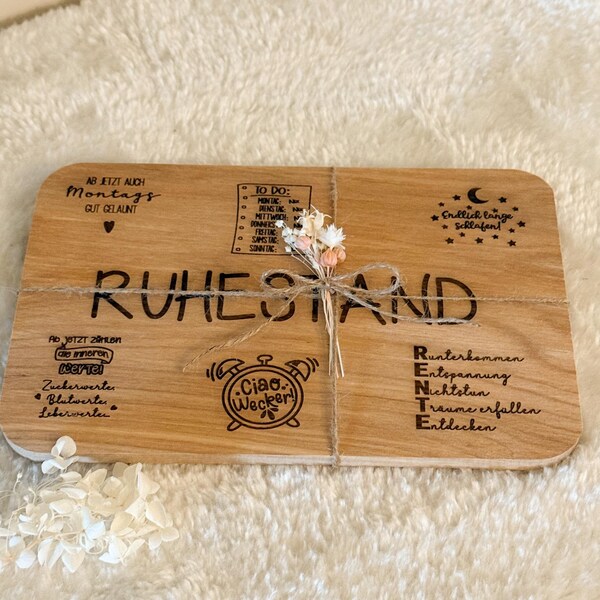 Ruhestand deko - Etsy.de