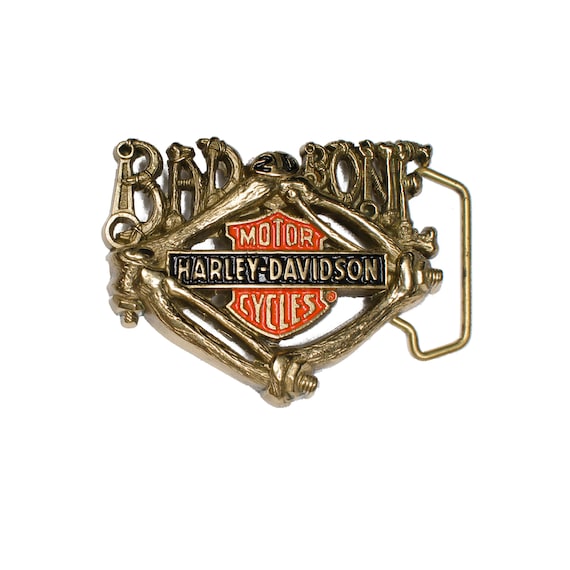 Vintage Bad Bone Harley-Davidson H540 Solid Brass Bel… - Gem