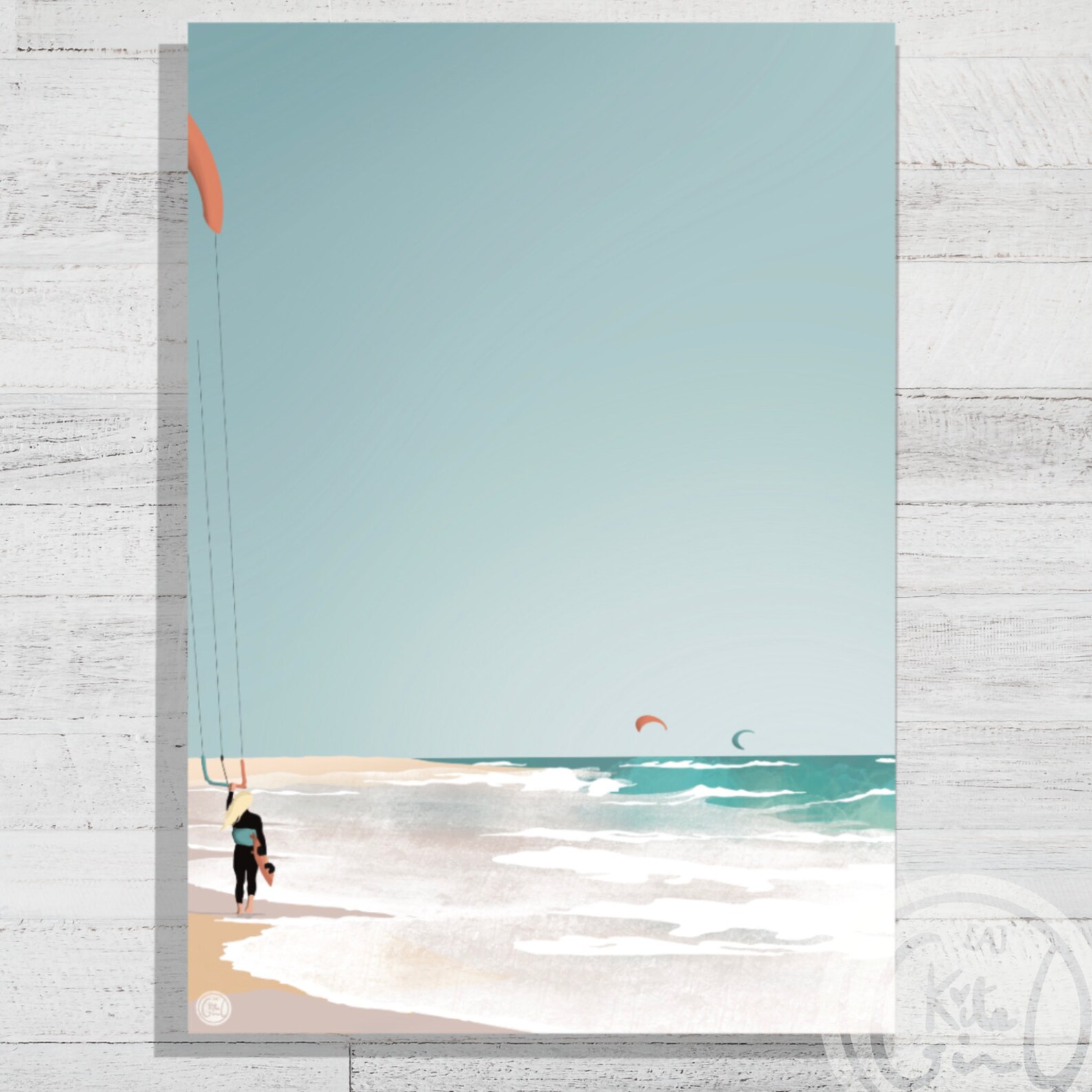 LIKE A DREAM - Kitesurfing Prints - Art - Etsy
