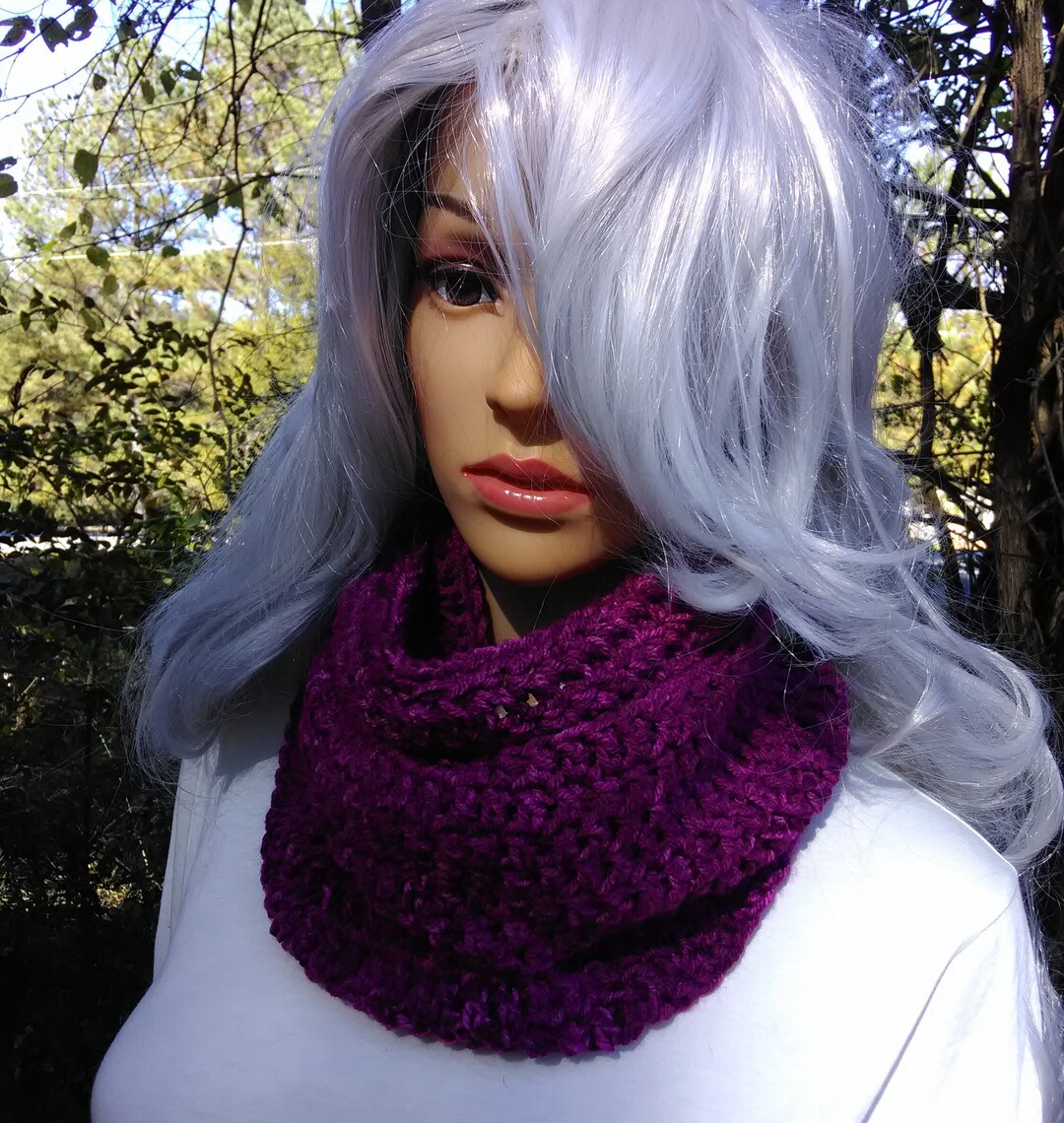 Crochet Cowls, Long, Medium Width, Cozy, Soft, Various Colors, Gift ...