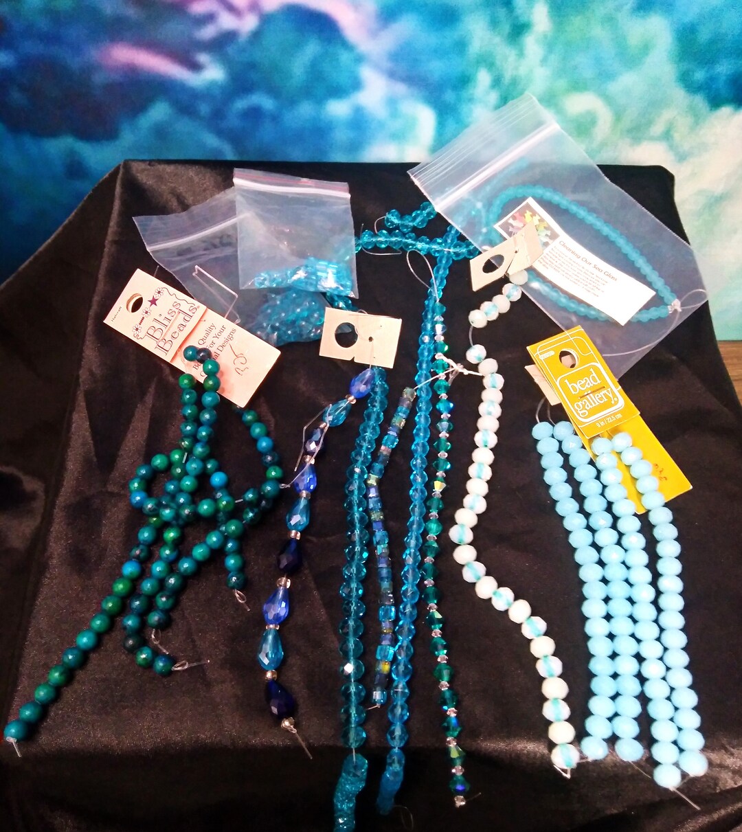 Bead Strands, 3 Different Sets, Craft Beads, Making Jewelry, Plastic ...