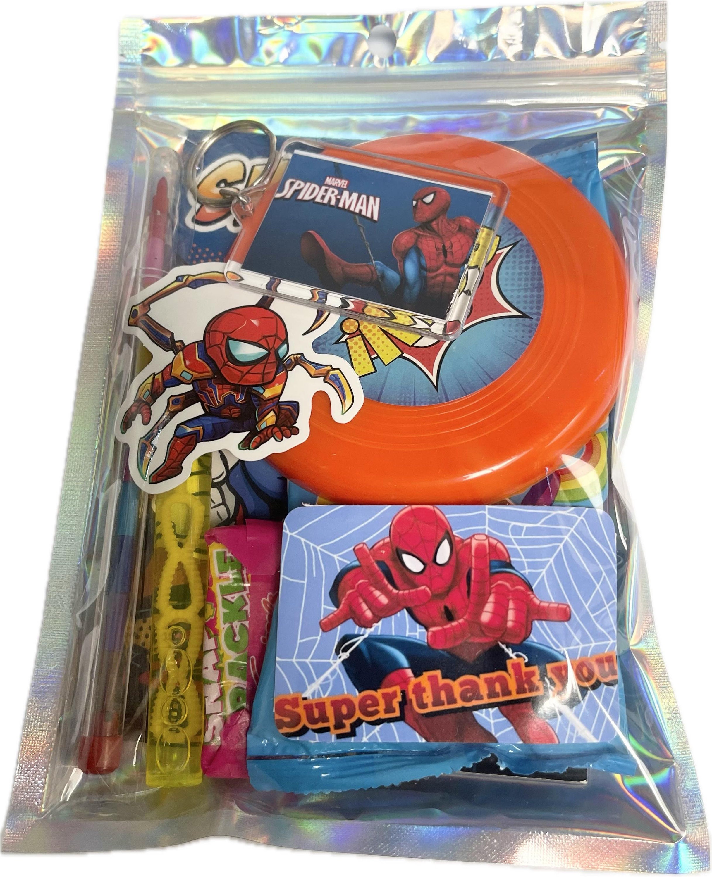 Spiderman Party Bags , Pre Filled Bags , Loot Bags . Party Favours ...