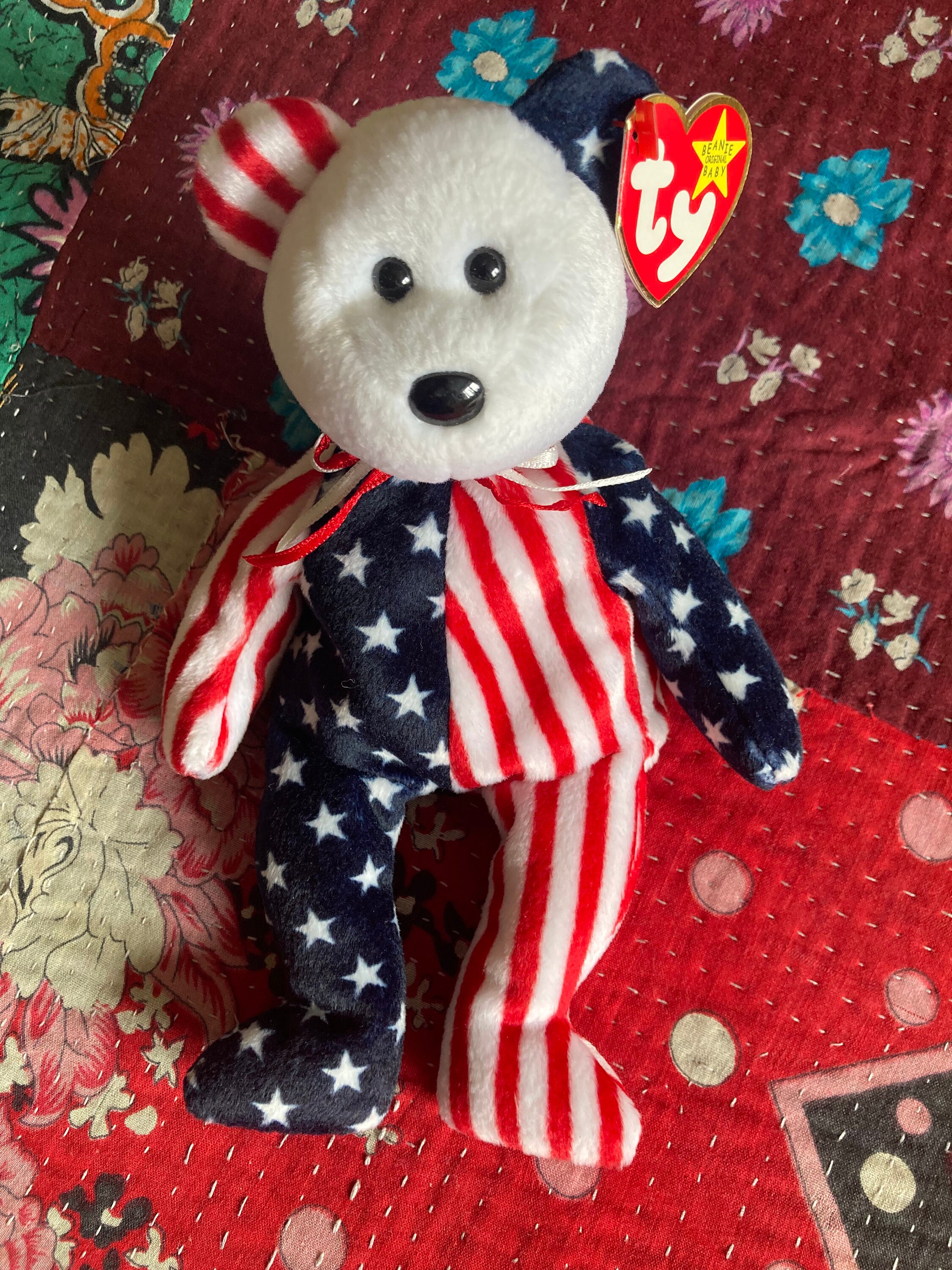 Ty Beanie Baby Original Bear Spangle - Etsy