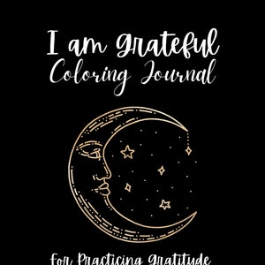 50 Page Digital Download Coloring Journal for Gratitude and Mindfulness ...