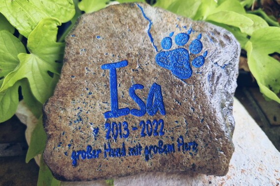 Memorial Stone Gravestone Animal Gravestone - Etsy
