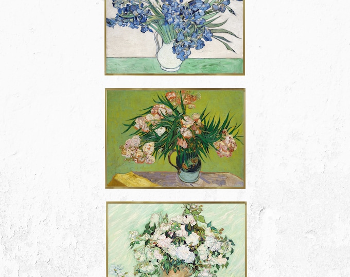 Van Gogh Oleanders Print - Etsy