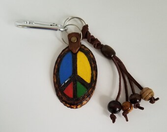 Burning Peace Sign - Etsy