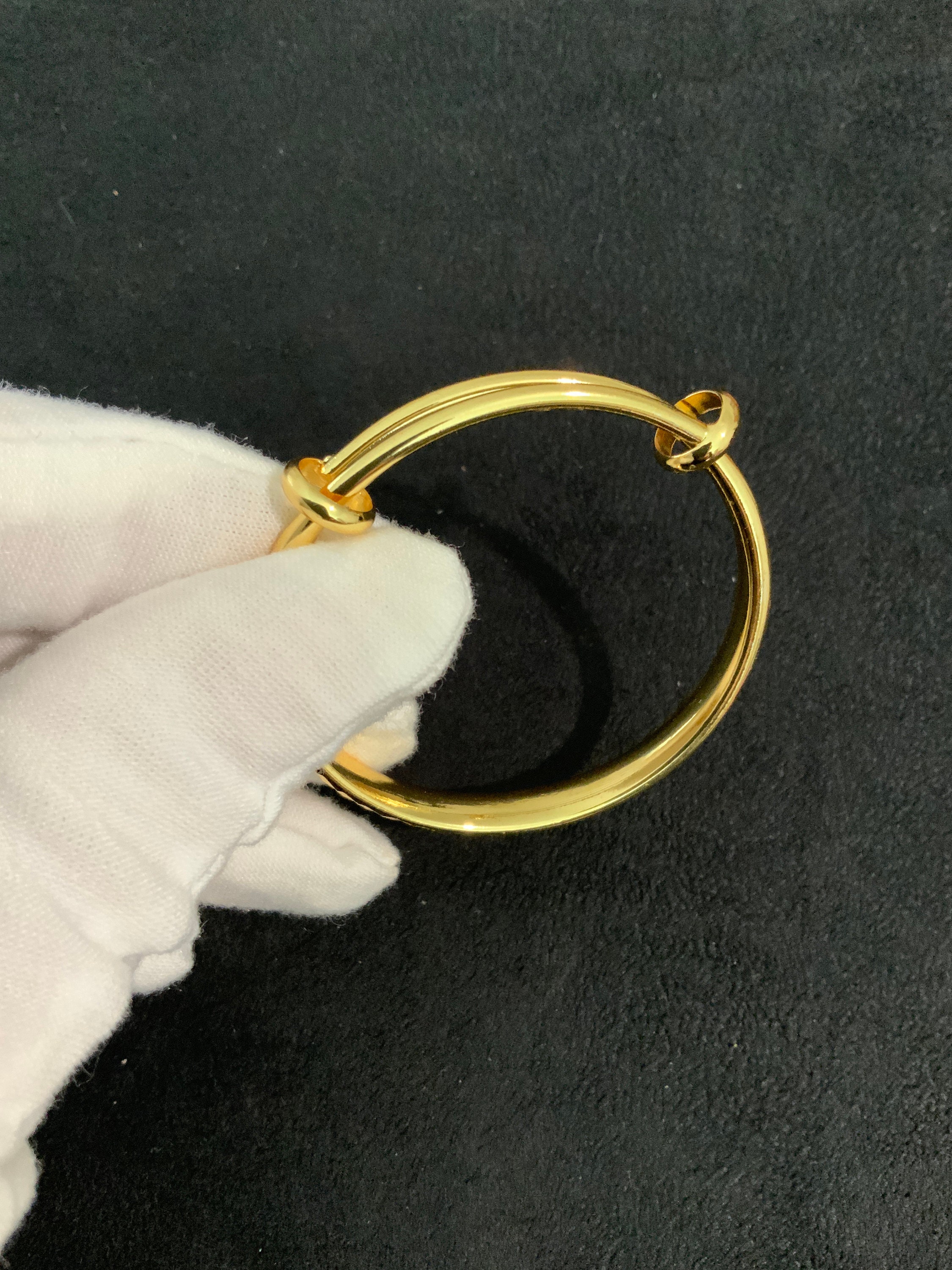 18K Carat Gold Filled Infant Baby Child Toddler Adjustable - Etsy UK