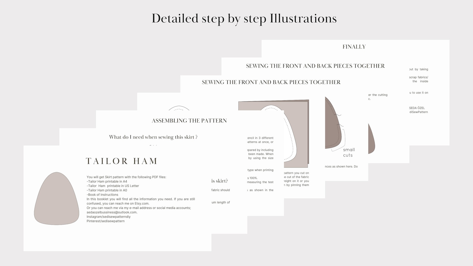 BEST Tailor Ham Set PDF Pattern, for Ironing and Sewing - Etsy