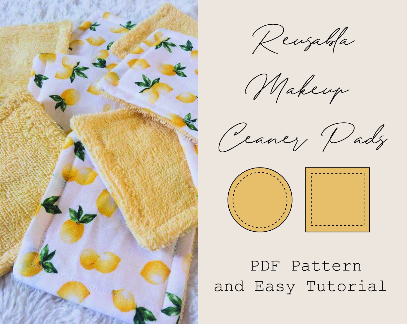 BEST Reusable Makeup Cleaner Remover Pads, - Etsy