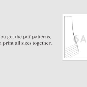 Binding Split Tight Tank Dress Sewing Digital Pdf Pattern - Etsy