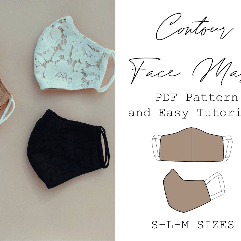 No Sew Face Mask Pattern - Etsy