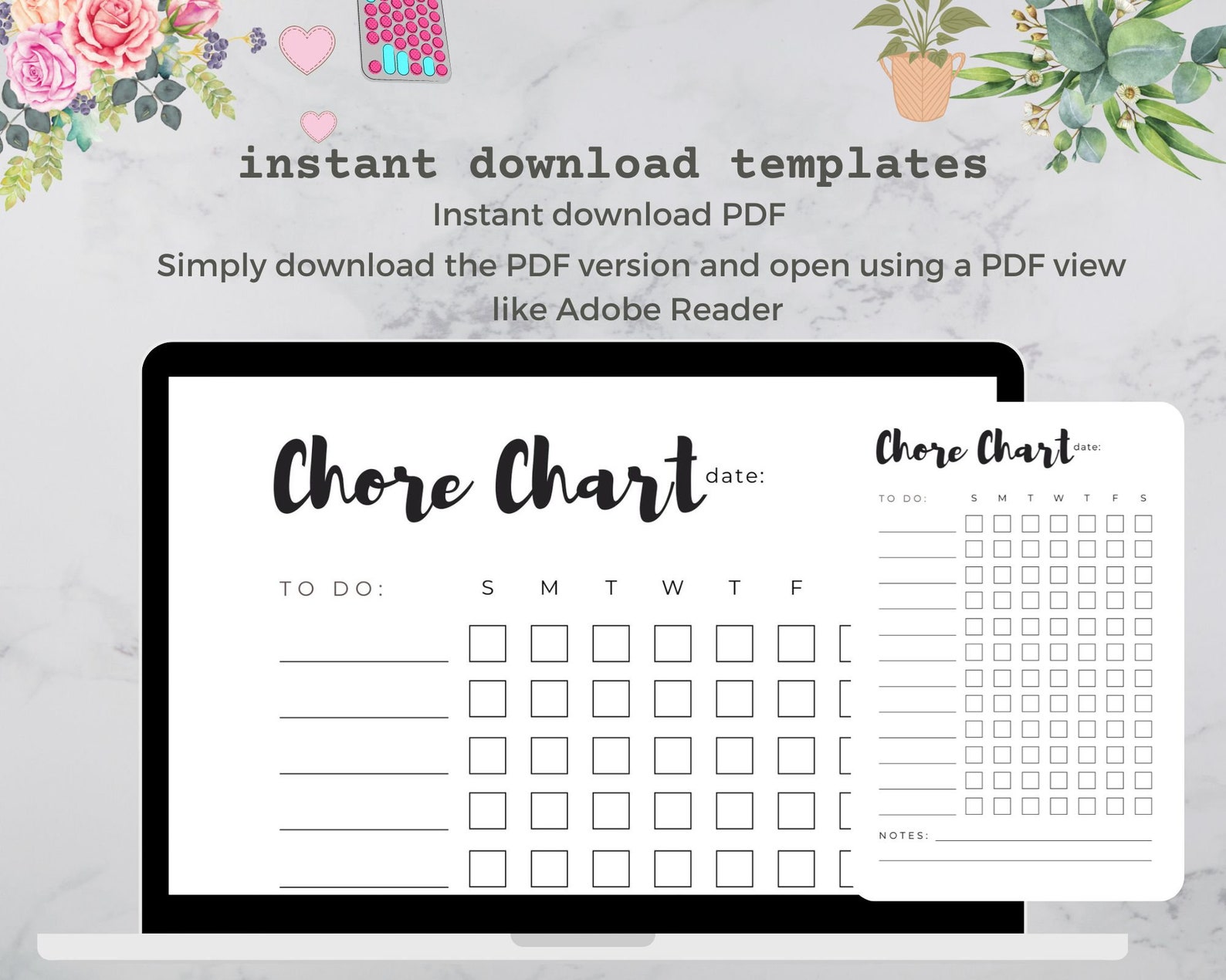 Kids to Do Chore List Daily Task Checklist Planner Time - Etsy