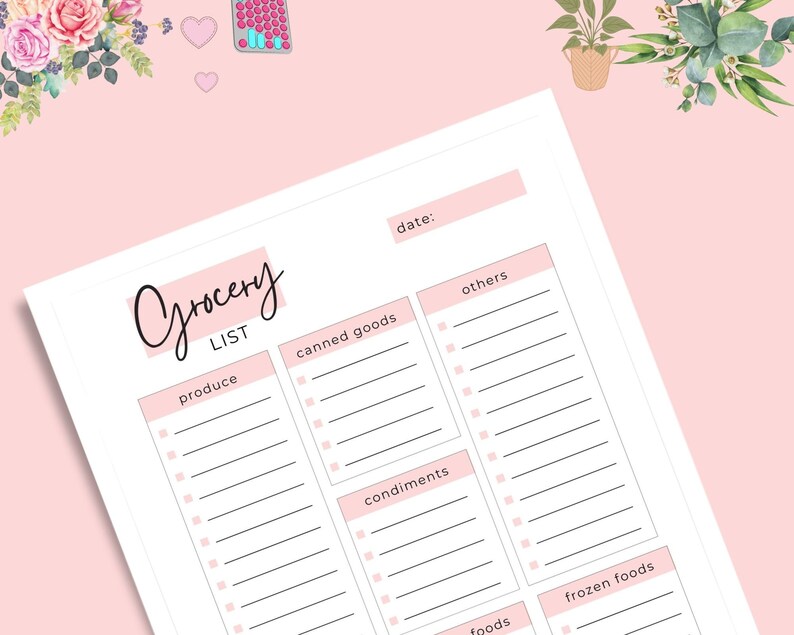20+ Blush Pink Planner Templates, Productivity Planner Templates, Happy ...