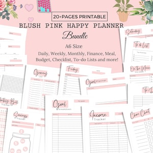 20+ Blush Pink Planner Templates, Productivity Planner Templates ...