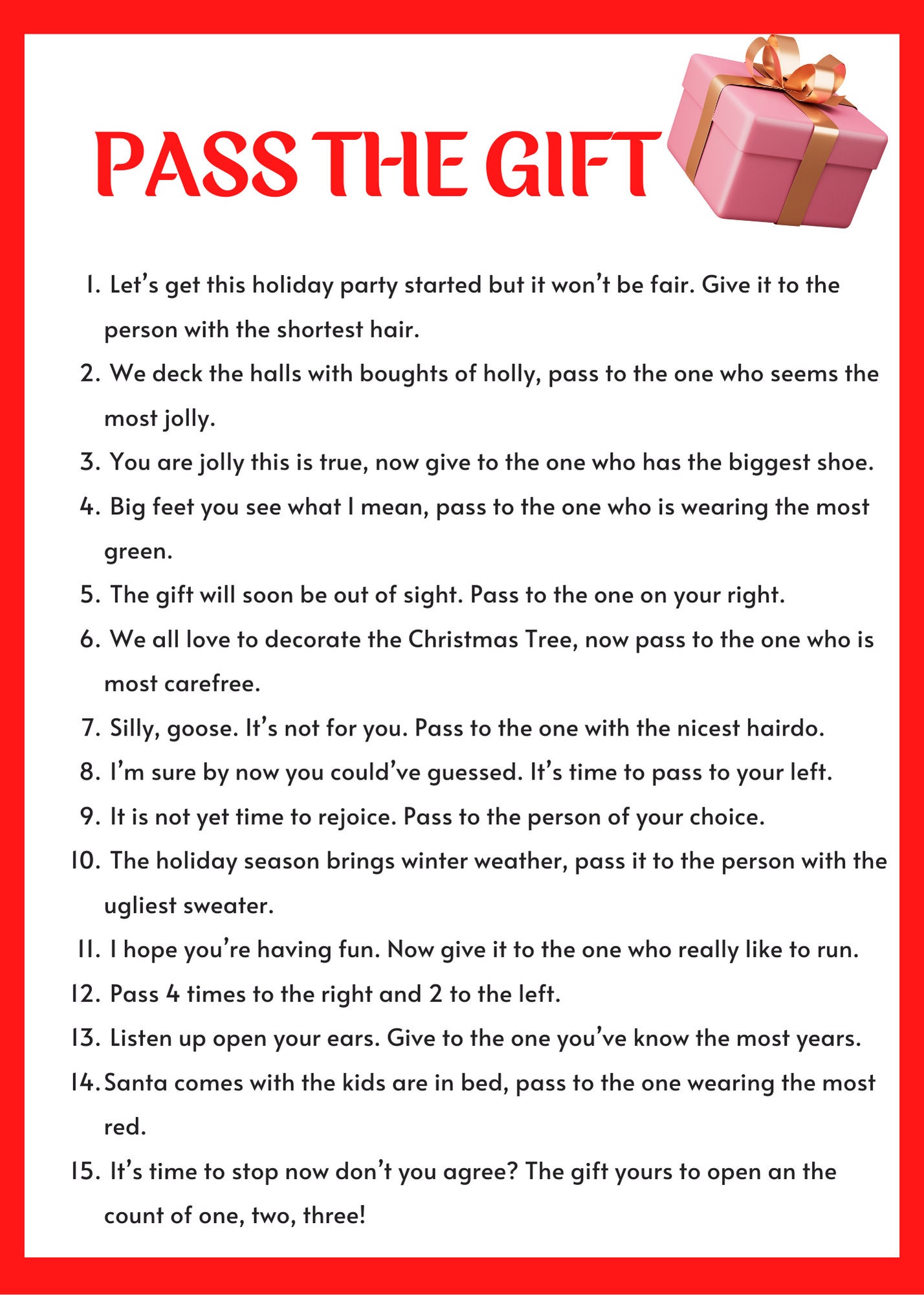 Pass the Gift Game | Birthday Game | Family Game | Kids Games | Party ...