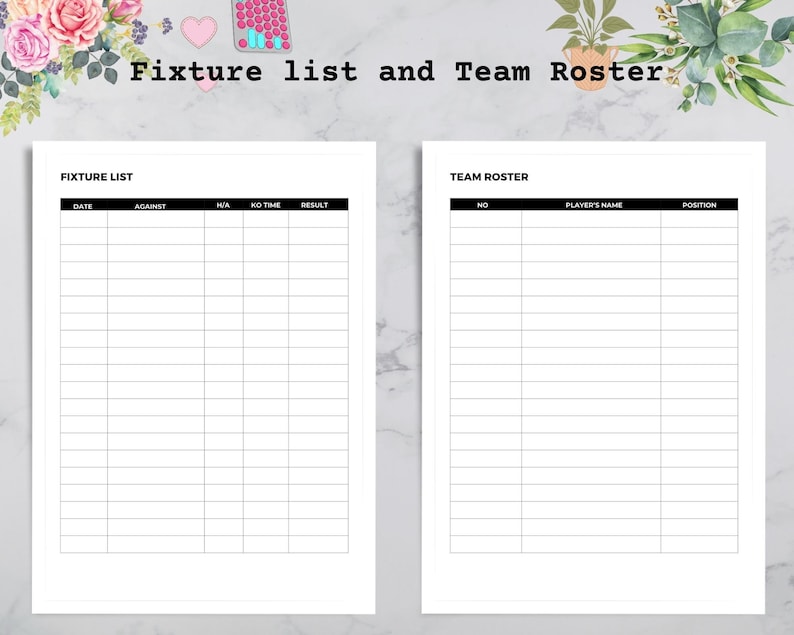 Soccer Coaching Sheet, Soccer Coach Planner, Soccer Practice Plan ...