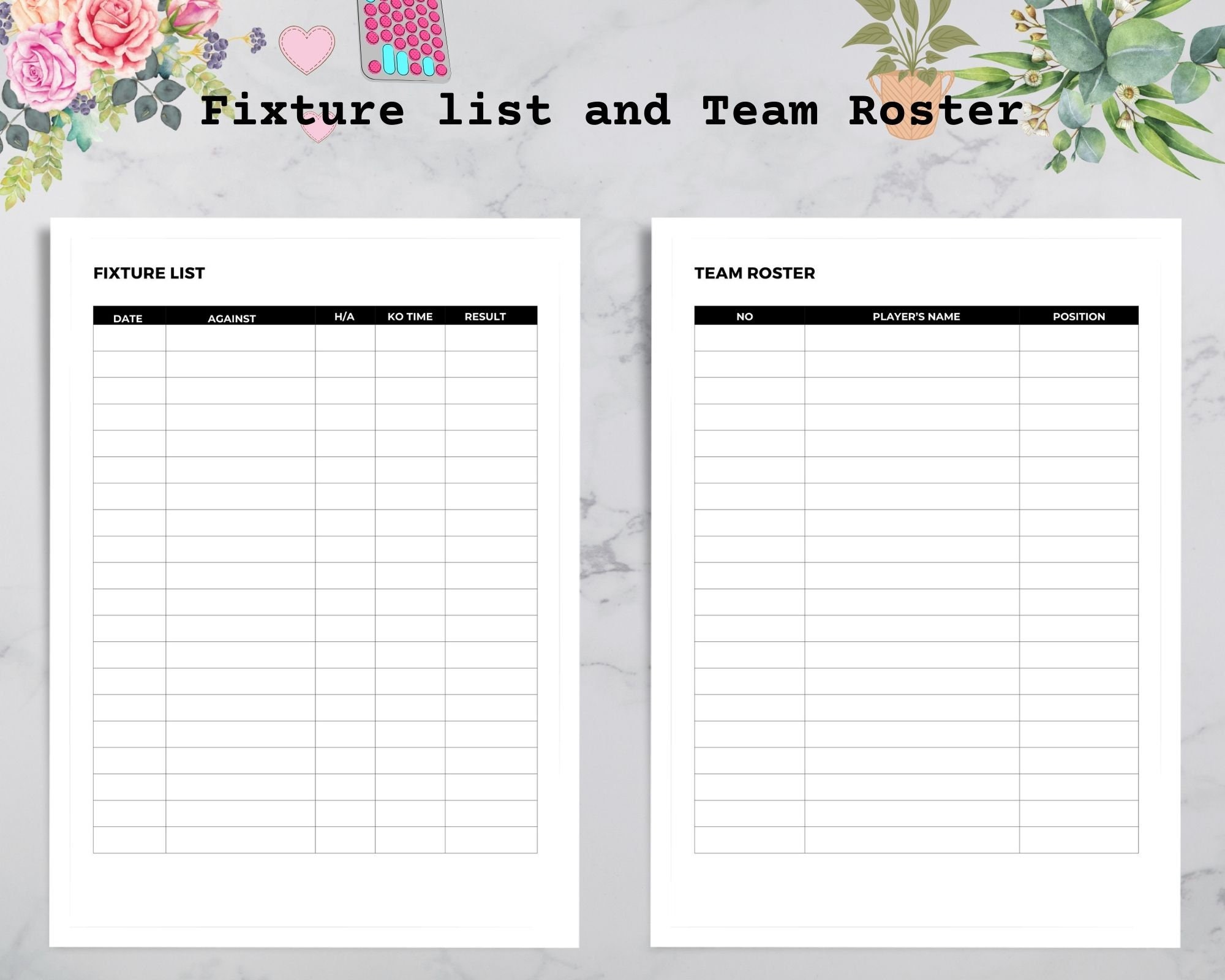 Soccer Coaching Sheet, Soccer Coach Planner, Soccer Practice Plan ...