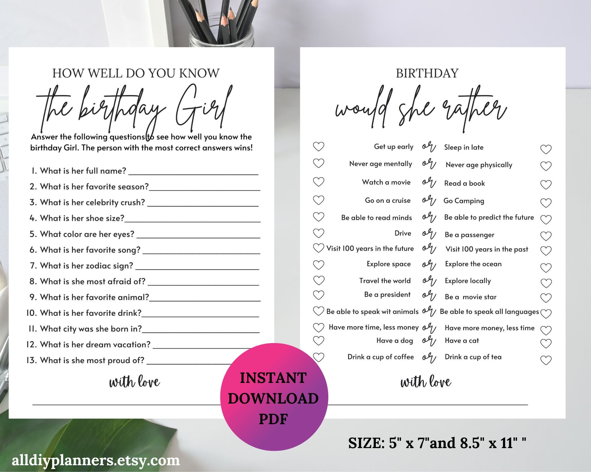 How Well Do You Know the Birthday Girl, Who Knows the Birthday Girl ...