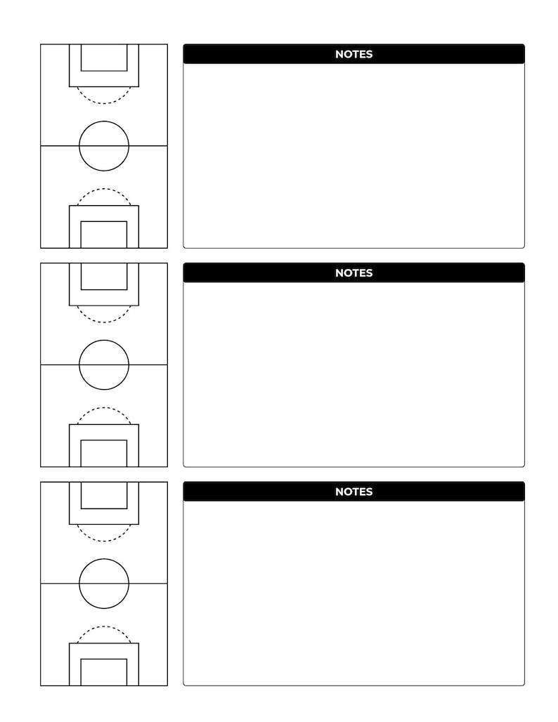 Football Coach Planner, Football Coaching Sheet, Football Planner ...