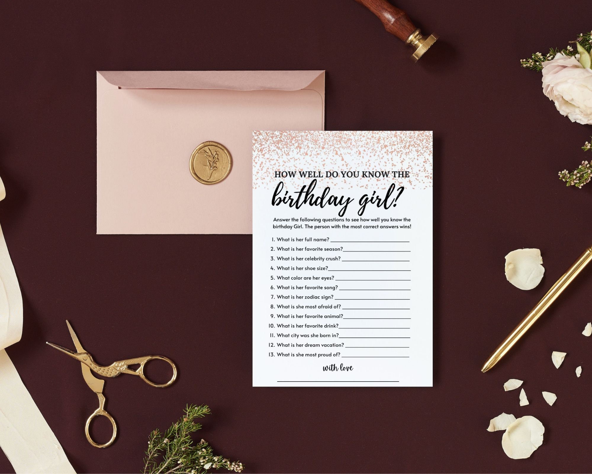 How Well Do You Know the Birthday Girl, Who Knows the Birthday Girl ...