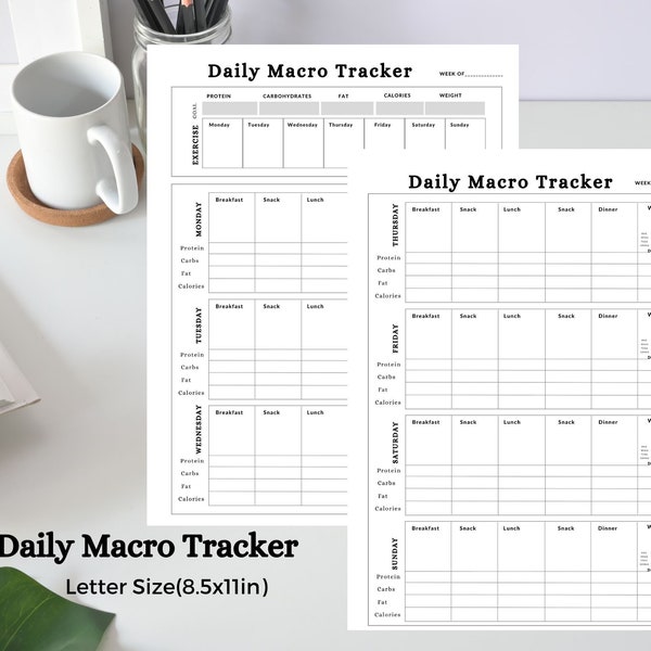 Macro Sheet Tracking - Etsy