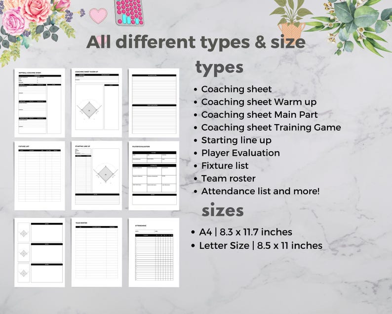 Softball Coach Planner | Ultimate Coaching Sheets, Practice Plans ...