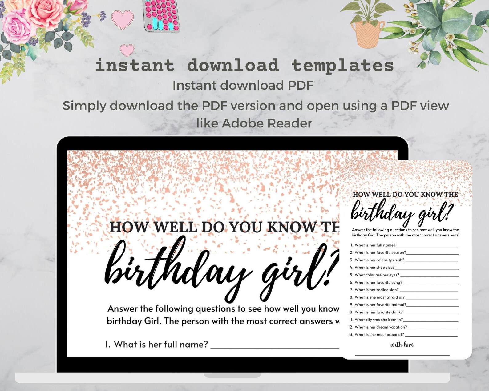 How Well Do You Know the Birthday Girl, Who Knows the Birthday Girl ...