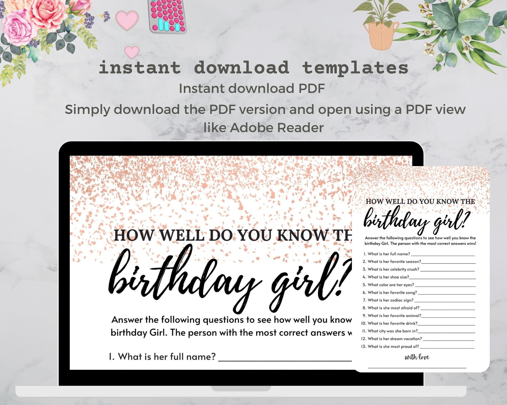 How Well Do You Know the Birthday Girl, Who Knows the Birthday Girl ...