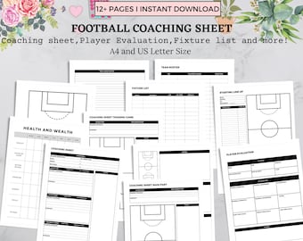 Soccer Coaching Sheet, Football Coaching Sheet, Soccer Practice Plan ...