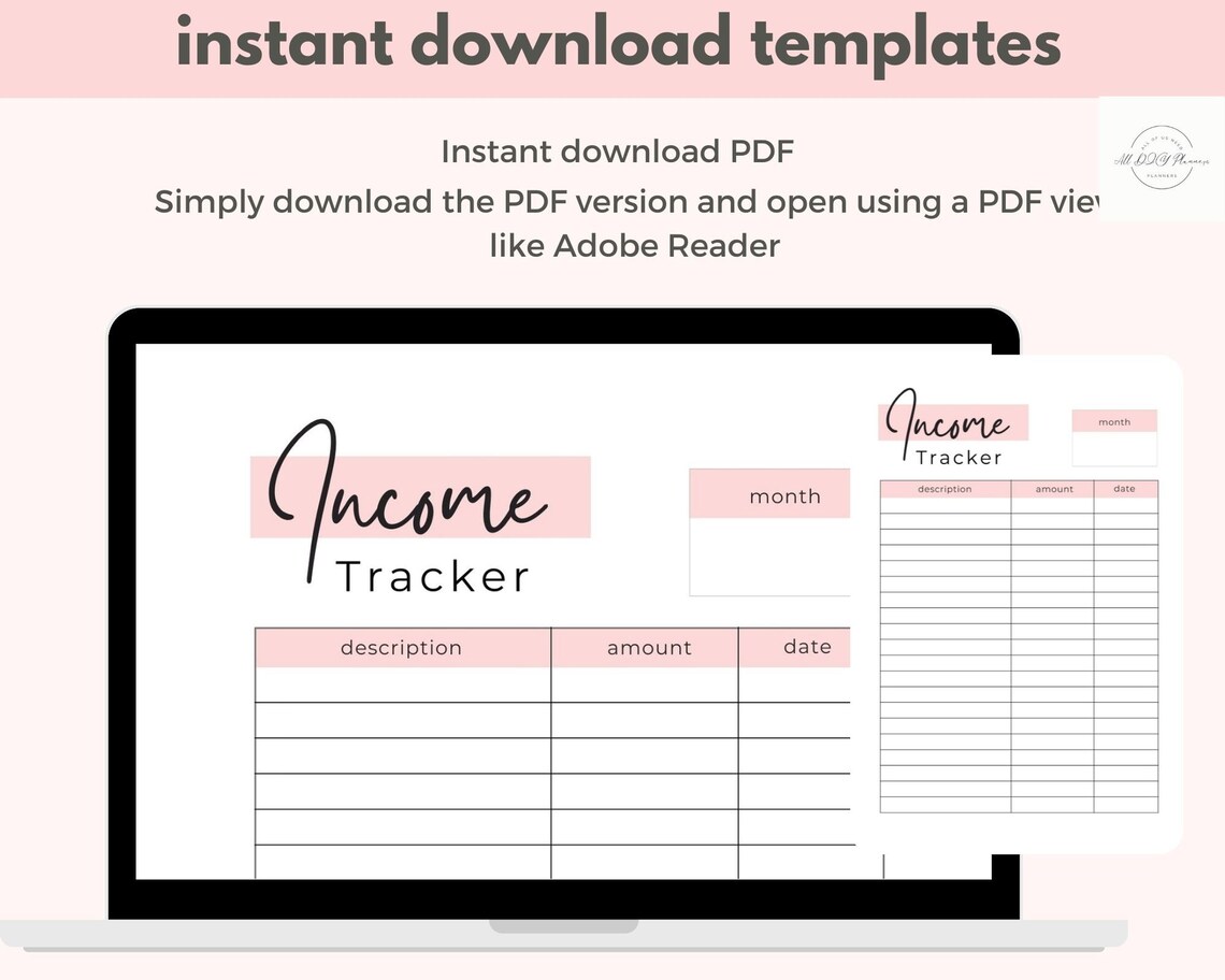 20 Big Planner Bundle Package Blush Pink Templates fits Happy Planner ...