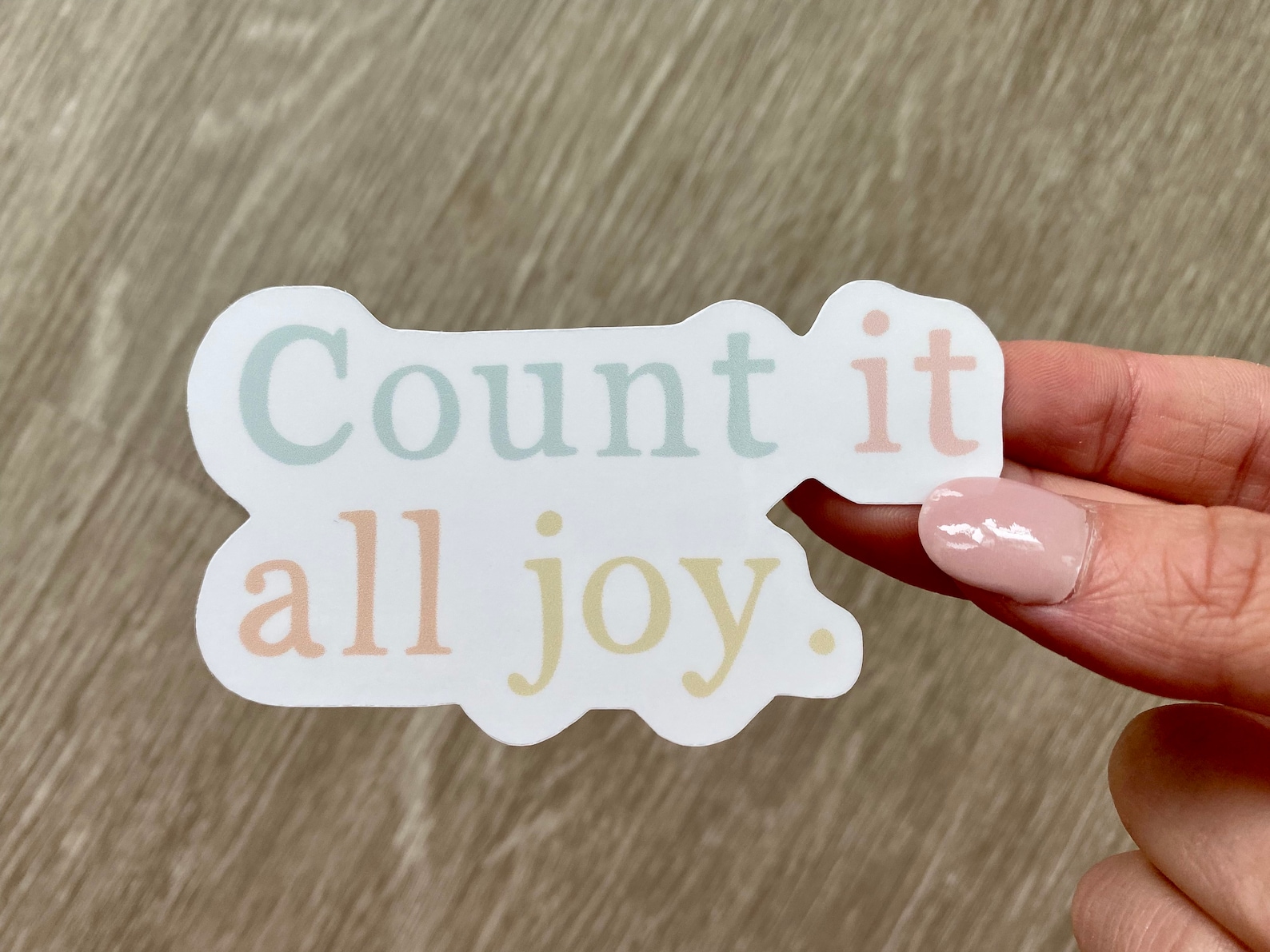Count It All Joy Sticker | Bible Verse Sticker | Christian Sticker ...
