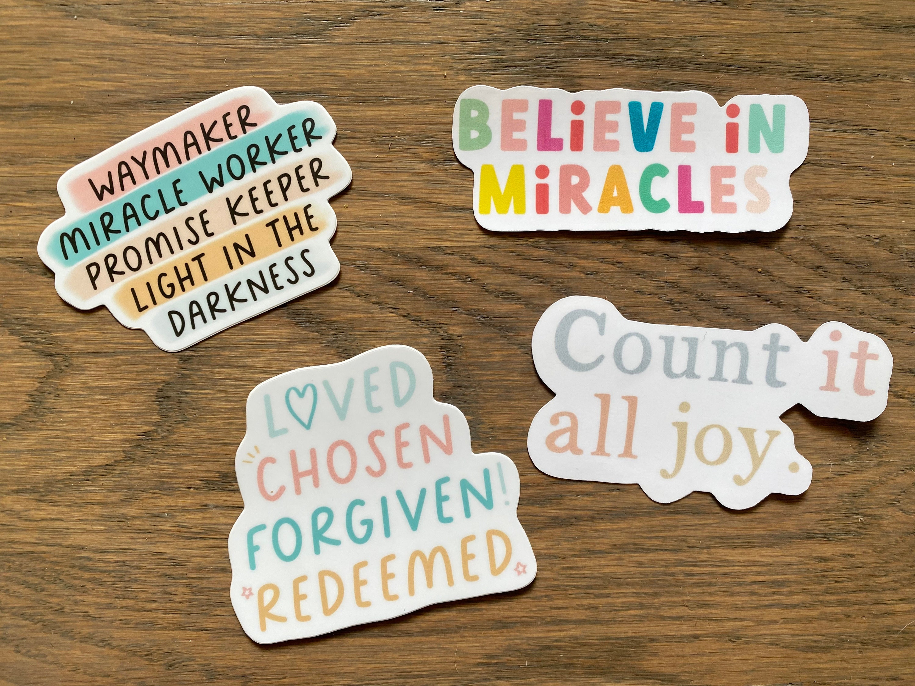 Christian Sticker Pack Scripture Sticker Bundle Jesus Sticker Pack ...