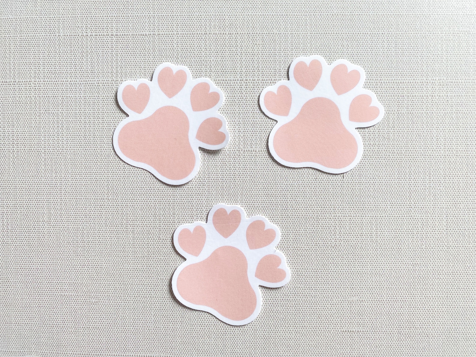 Pink Paw Print Sticker | Heart Dog Paw Sticker | Dog Mom Sticker | Gift ...