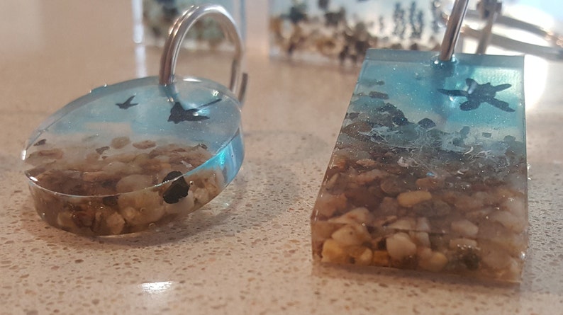 Resin Beach Keychains - Etsy