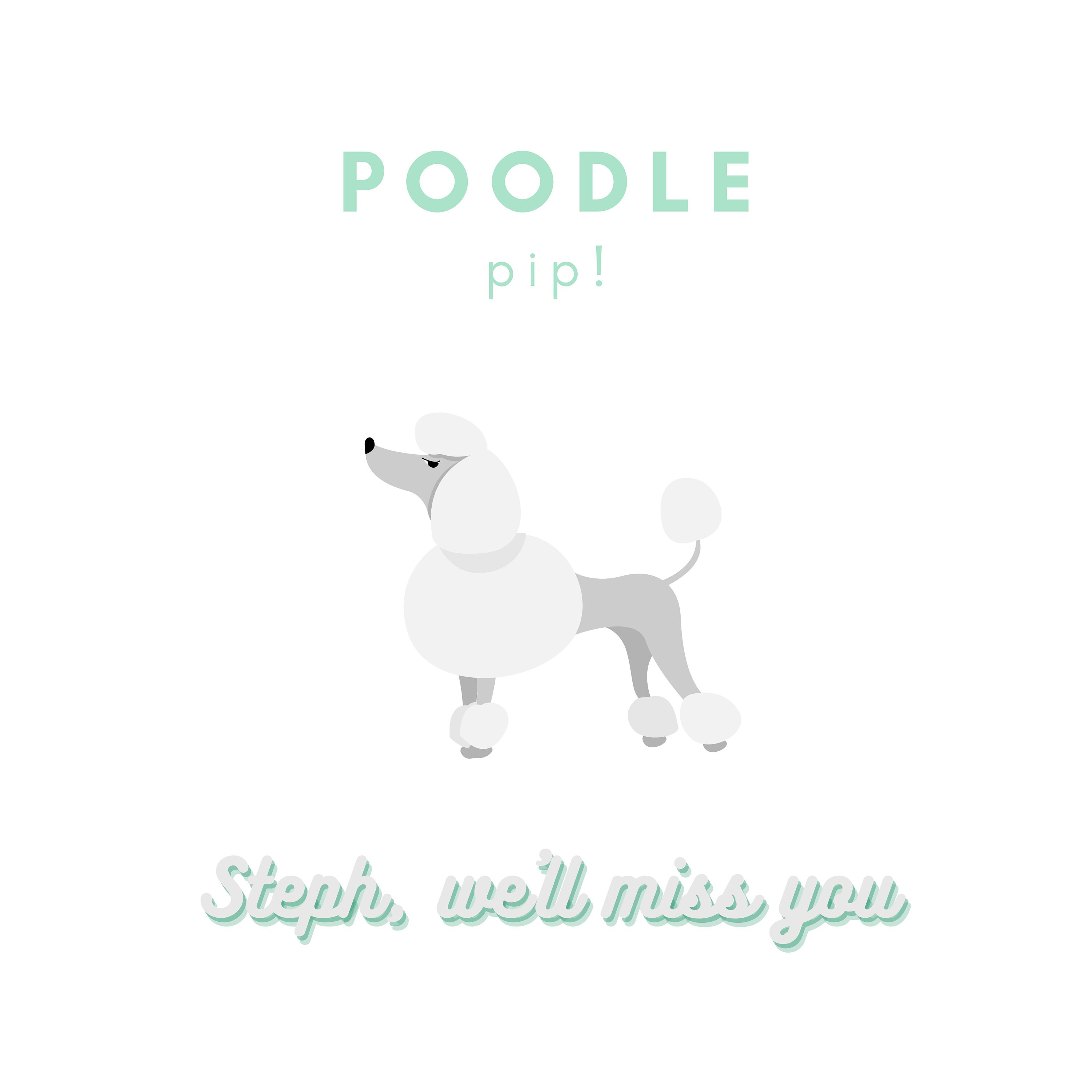 Personalised Leaving Card Dog Leaving Card Well Miss You - Etsy UK