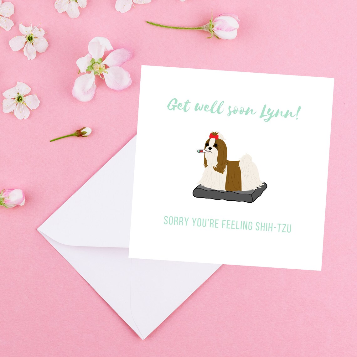 Personalised Get Well Soon Card Dog Pun Get Well Card Get - Etsy