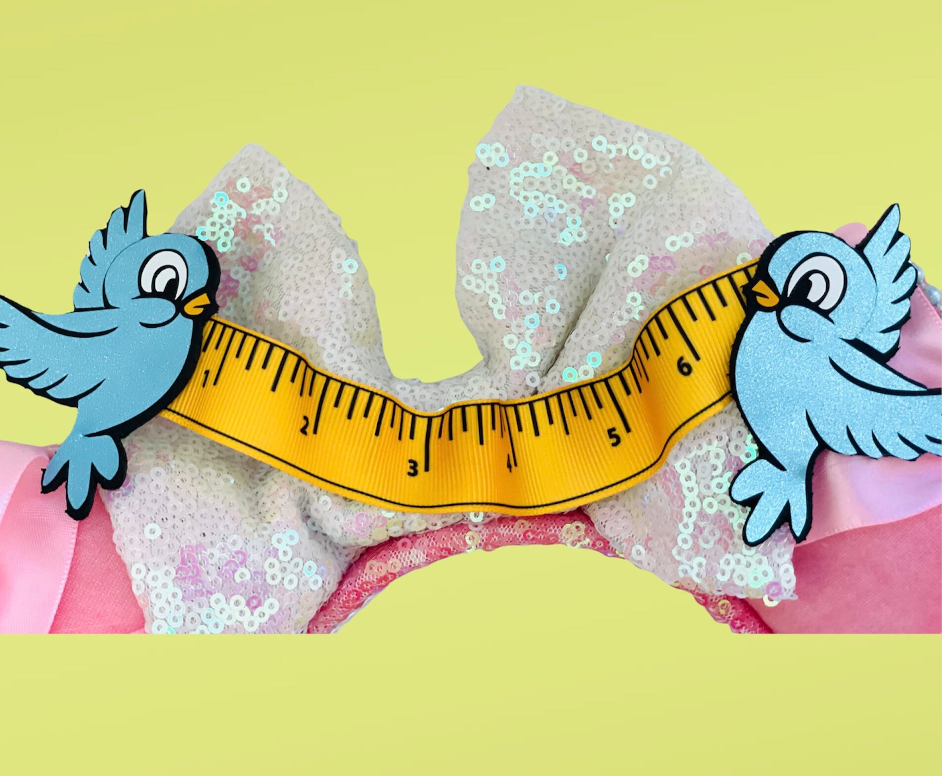 Cinderella Pink Dress With Birds Minnie Ears - Etsy