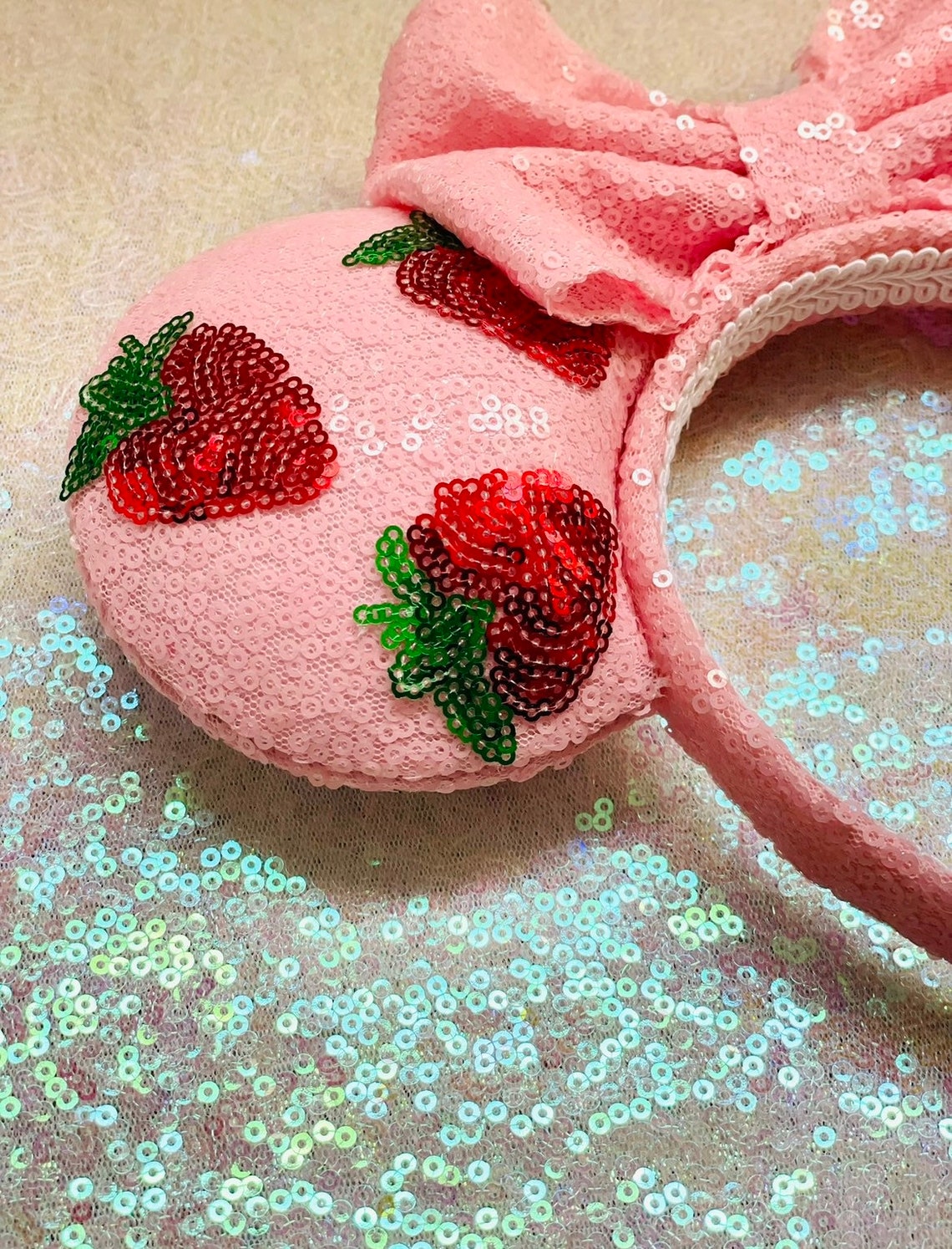 Strawberry Mickey Ears - Etsy