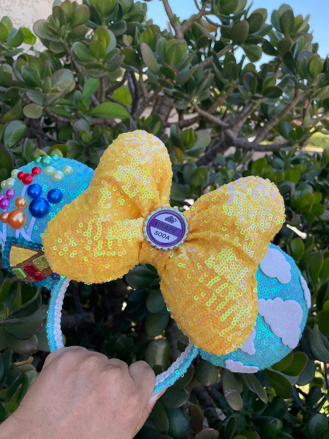 Up Inspired Minnie Ears up Disney Mickey Ears Carl and Ellie Minnie ...